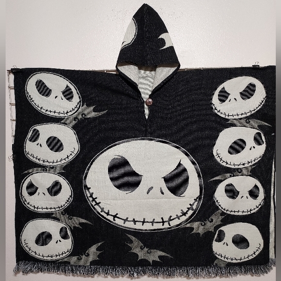 Other | Nightmare Before Christmas Hooded Poncho | Poshmark